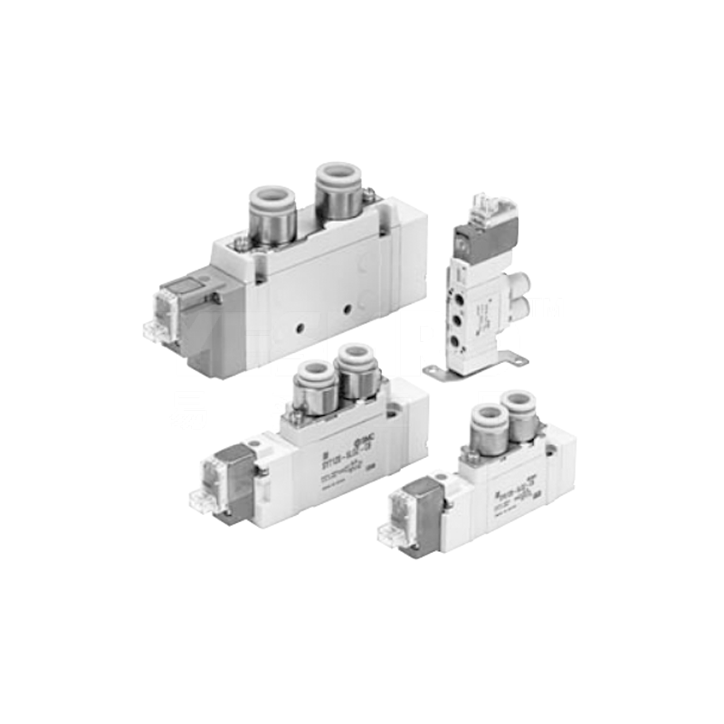 SMC SY3000/5000/7000/9000 series 5-way solenoid valve (direct piping ...